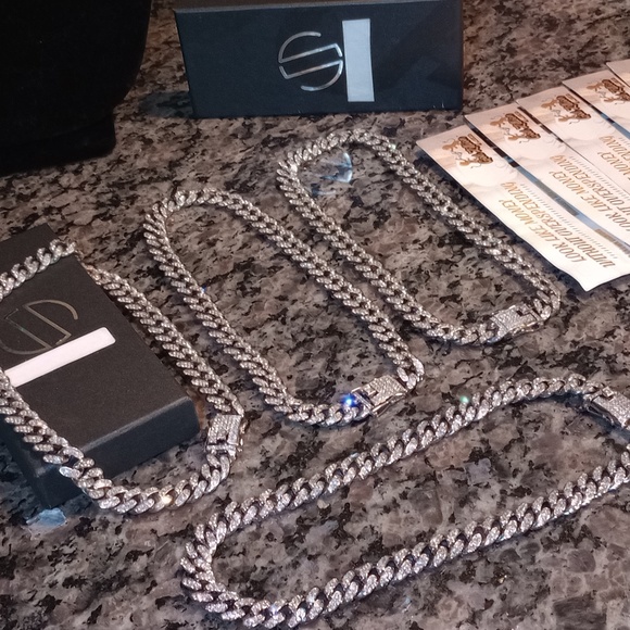 Accessories | One 18 Chain Premium Prototype Real Lab Diamonds Vvs ...